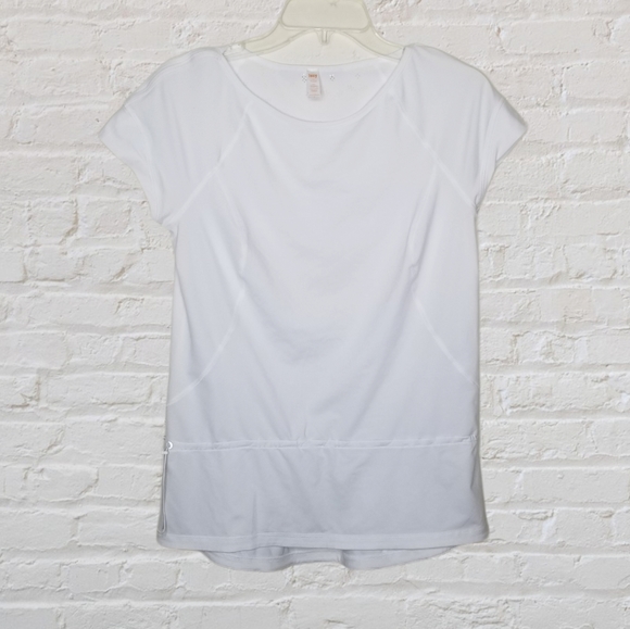Lucy | Tops | Lucy White Cinch Running Top | Poshmark